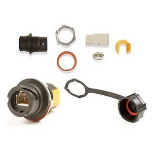 Siemon XG2-CAP Dust Cap With Metal Tether, Thermoplastic, Black ...