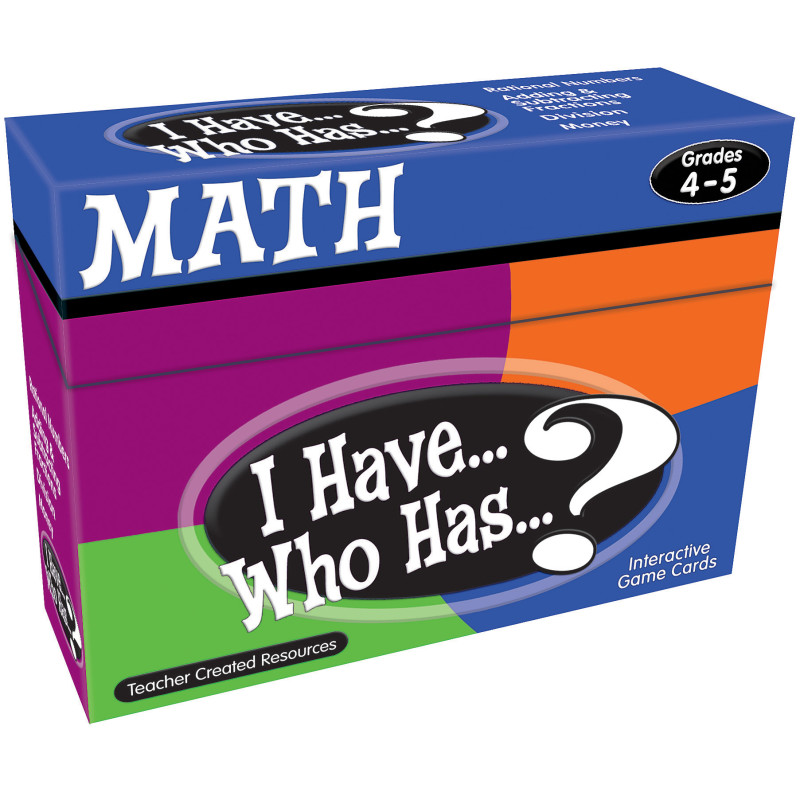 Teacher Created Resources® I Have, Who Has Math Game, Grade 4-5 - Zuma