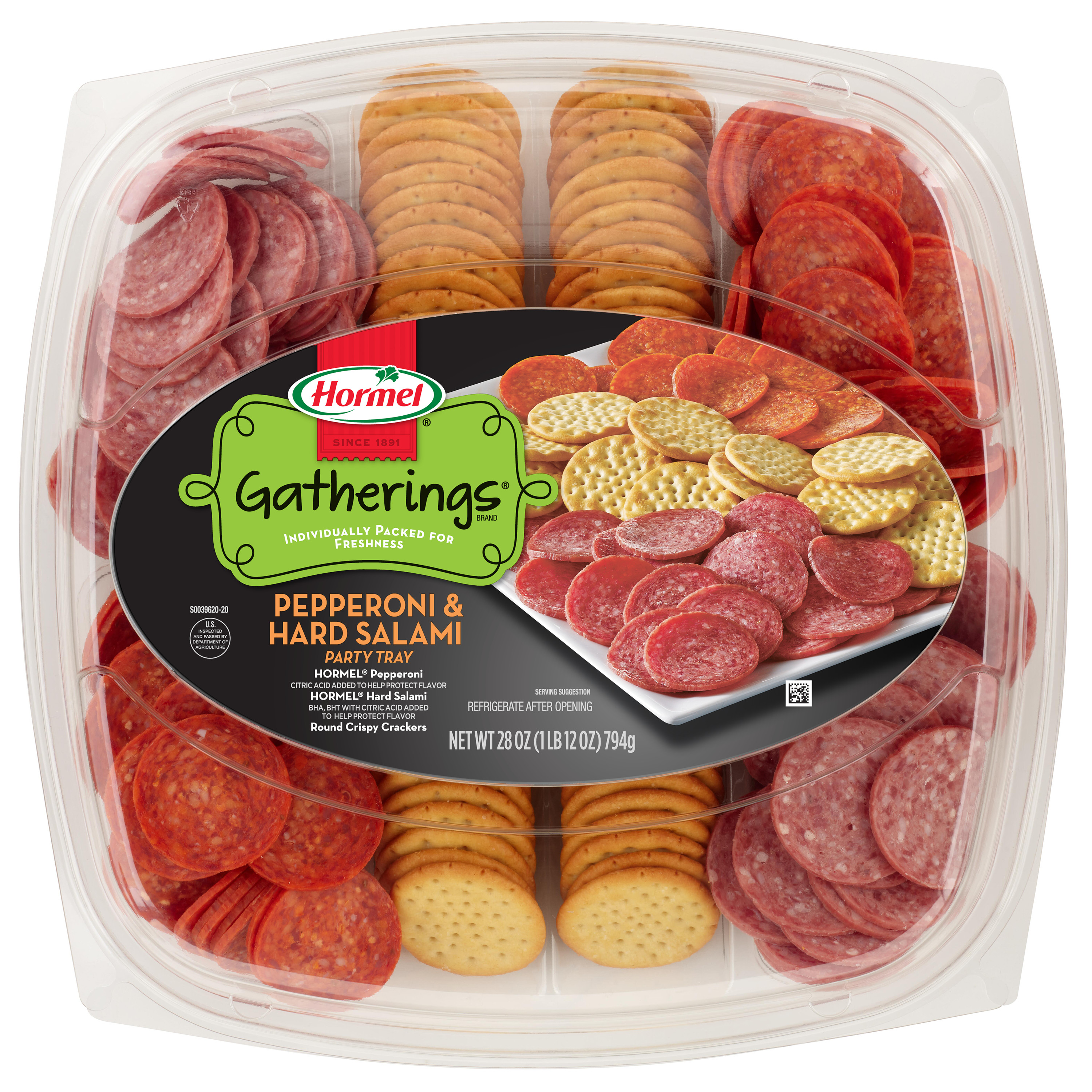 Hormel Smart Label - HORMEL GATHERINGS All Meat Core 28 oz Party Tray ...