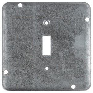 ABB (Thomas And Betts) RSL 9 4-11/16 In. Square Steel 1/2 In. Raised ...