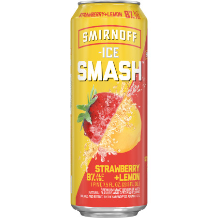 Smirnoff Ice Smash Strawberry Lemon