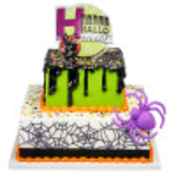 Cake Structure Set 6 10 Sq Stacked Cakes W White Boards | DecoPac