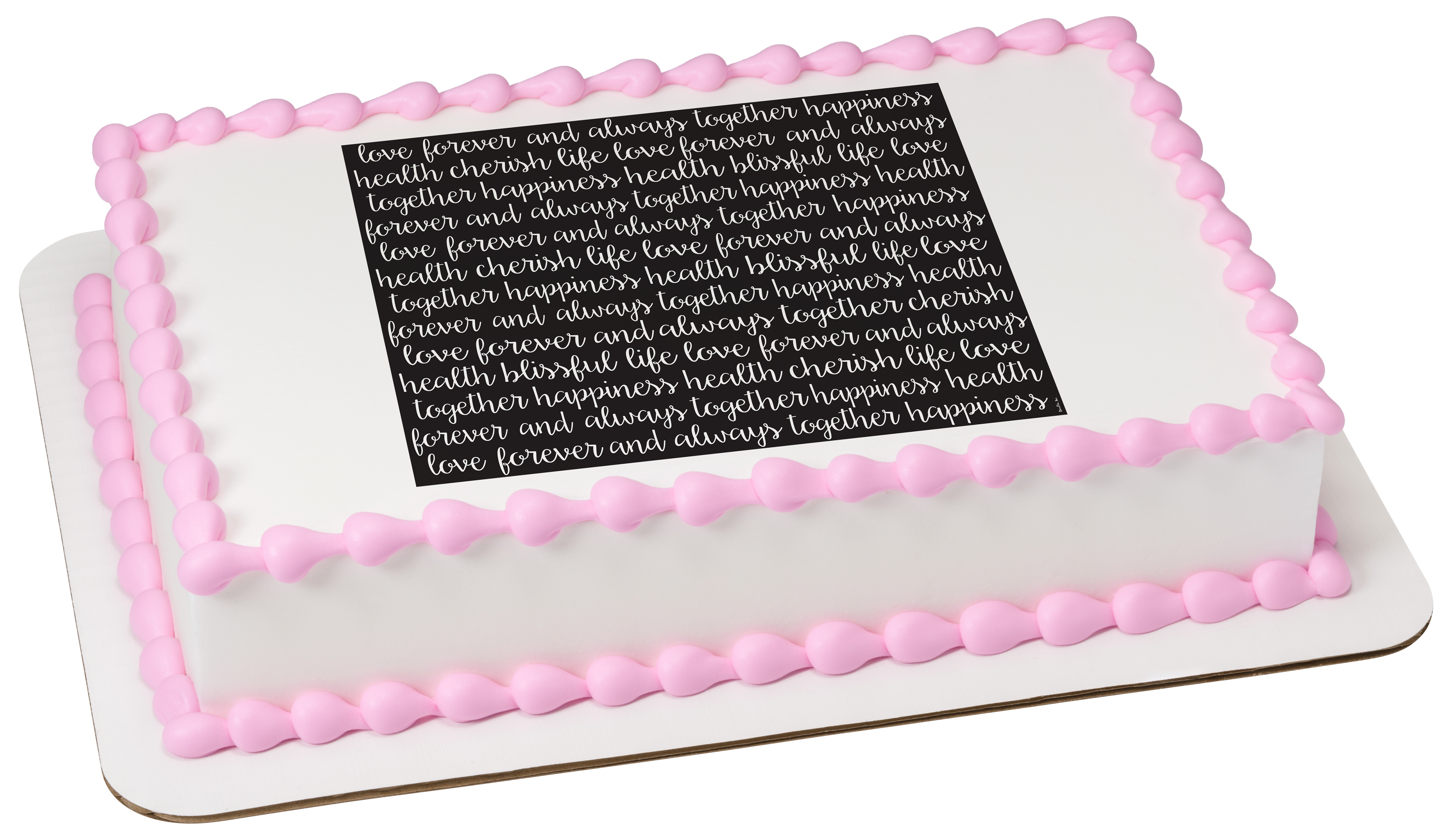 Love Words Photocake Image | DecoPac