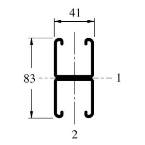 Unistrut (Atkore) P1001 20HG P1000 Series, Solid Strut Channel, Low ...