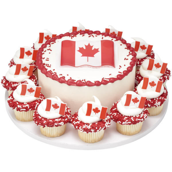 Canadian Flag Pop Tops Decorations | DecoPac