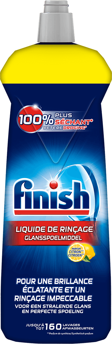 Finish Liquide de rinçage 800ml Citron | Finish® FR