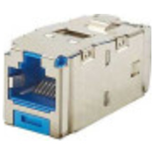 Panduit CJS6X88TGBUY Cat 6A Shielded Jack, T568A/B, Blue, Mini-Com ...
