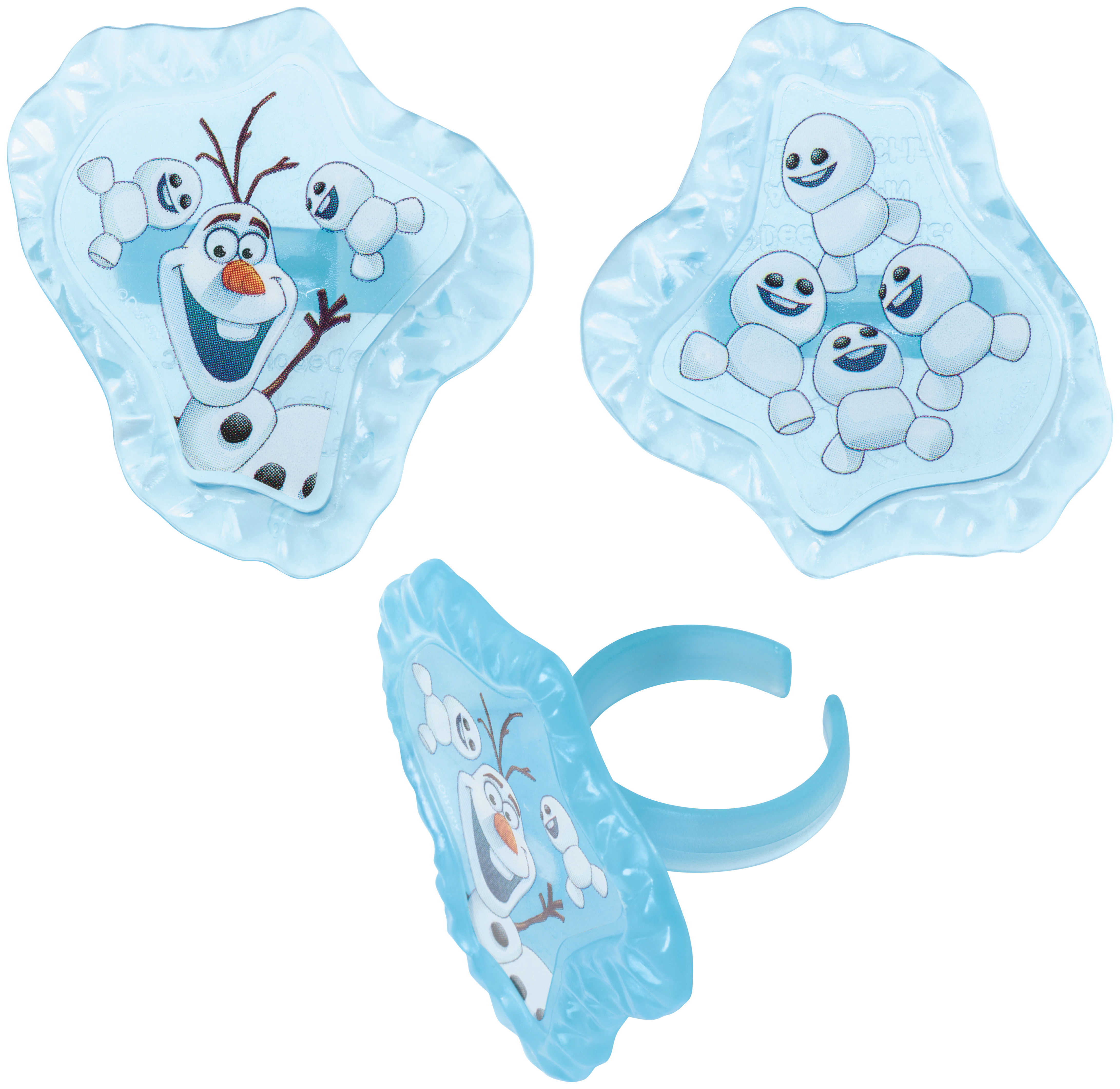 Frozen Fever Blizzard Buddy Olaf Cupcake Rings | DecoPac