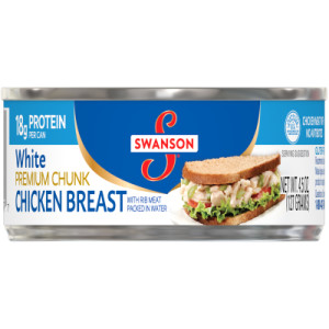 Swanson® White Premium Chunk Canned Chicken Breast in Water, 4.5 OZ Can ...