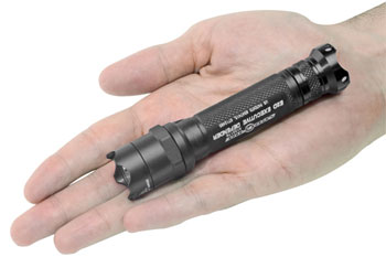 Surefire E2D Defender Black Flashlight Strike Bezel - EuroOptic