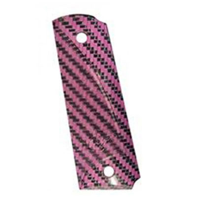Kimber Carbon Fiber Pink/Gray Full-Size Grips 4000925 for sale! - EuroOptic