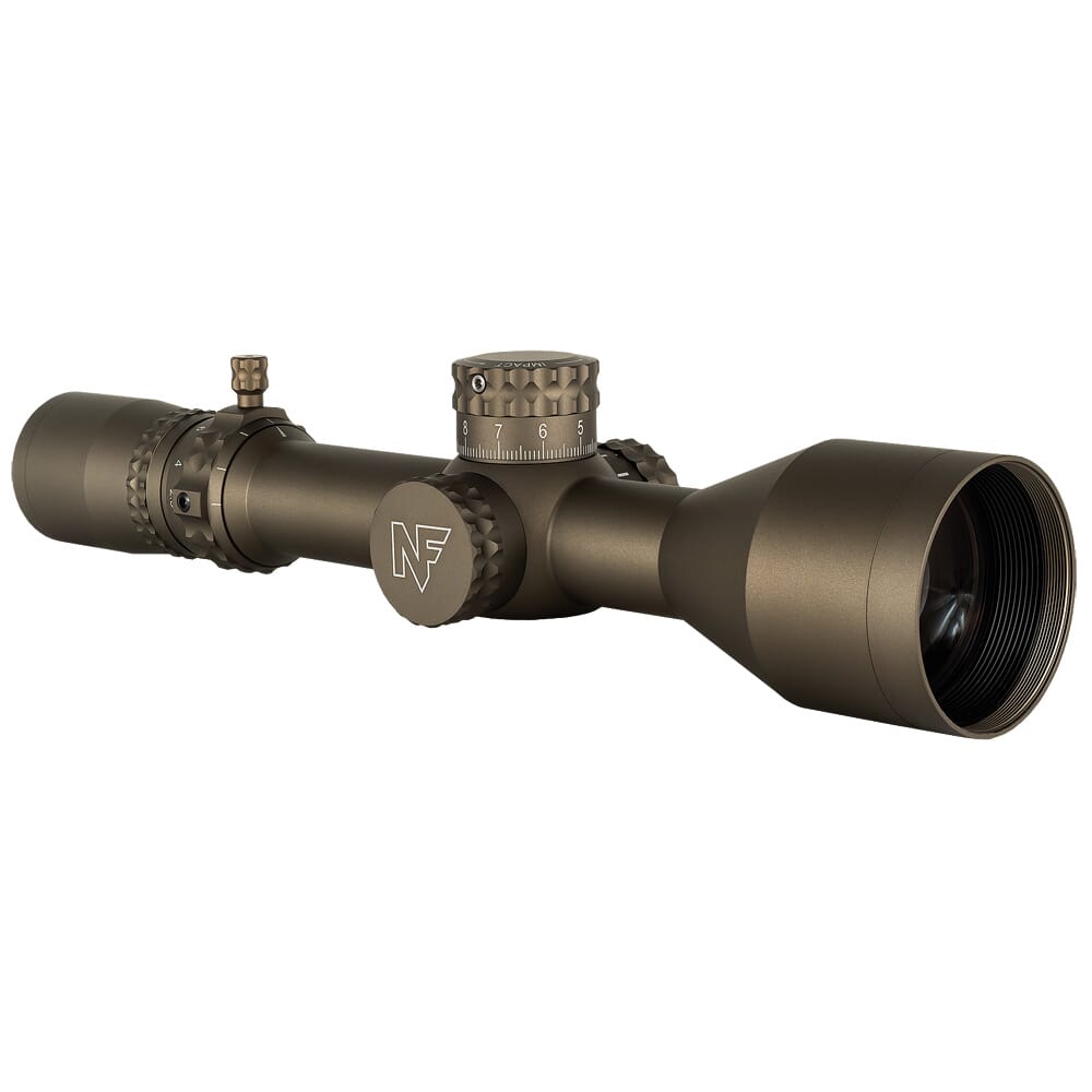 Nightforce NX8 2.5-20x50mm F1 ZeroStop .1 MRAD DigIllum PTL Mil-XT Dark ...
