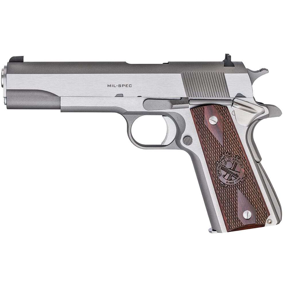 Springfield 1911-A1 5" .45 MIL-SPEC STAINLESS STEEL PB9151L For Sale ...