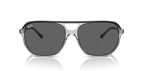 Ray-Ban Bill One Dark Gray on Transparent Gray Dark Grey 0RB2205 ...