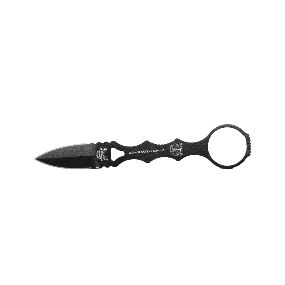 Benchmade Mini SOCP Fixed Blade Double-Edged Dagger Black Knife 173BK ...