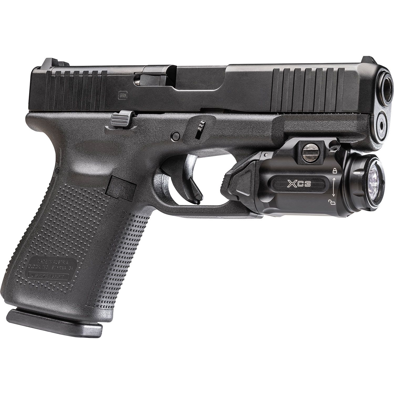 SureFire XC3 Compact Weapon Light, 3V, Universal/Picatinny Screw Rail ...