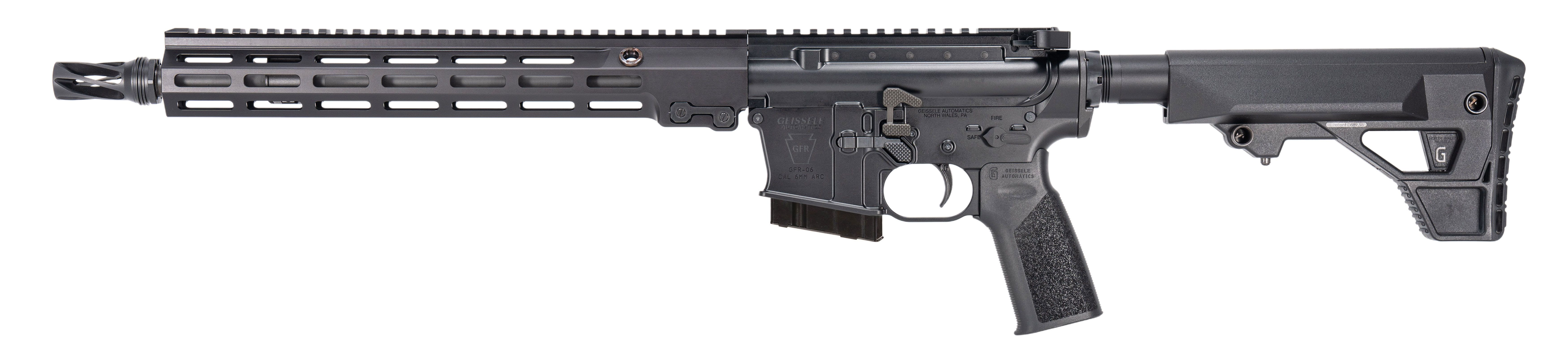 Geissele MOD1 GFR 6mm ARC 14.5" Pinned & Welded Bbl Black Rifle 08-654B ...