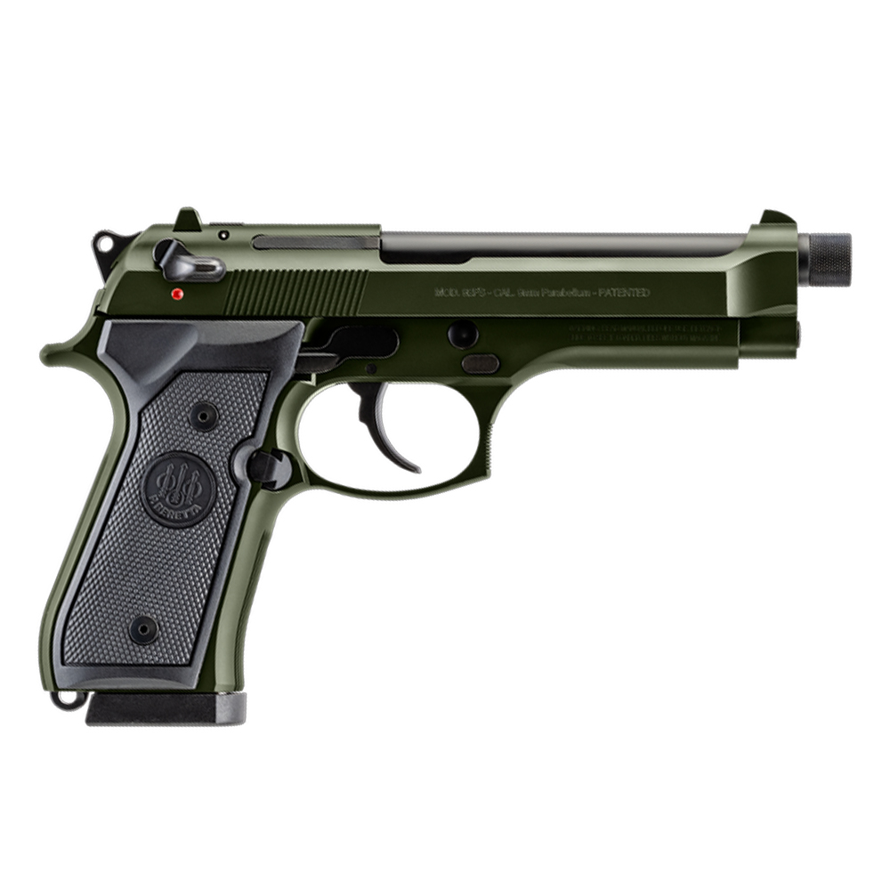 Beretta 92FS OD Green 10rd OD Green 9x19mm 5.1" Bbl SA/DA Pistol w/2 10 ...