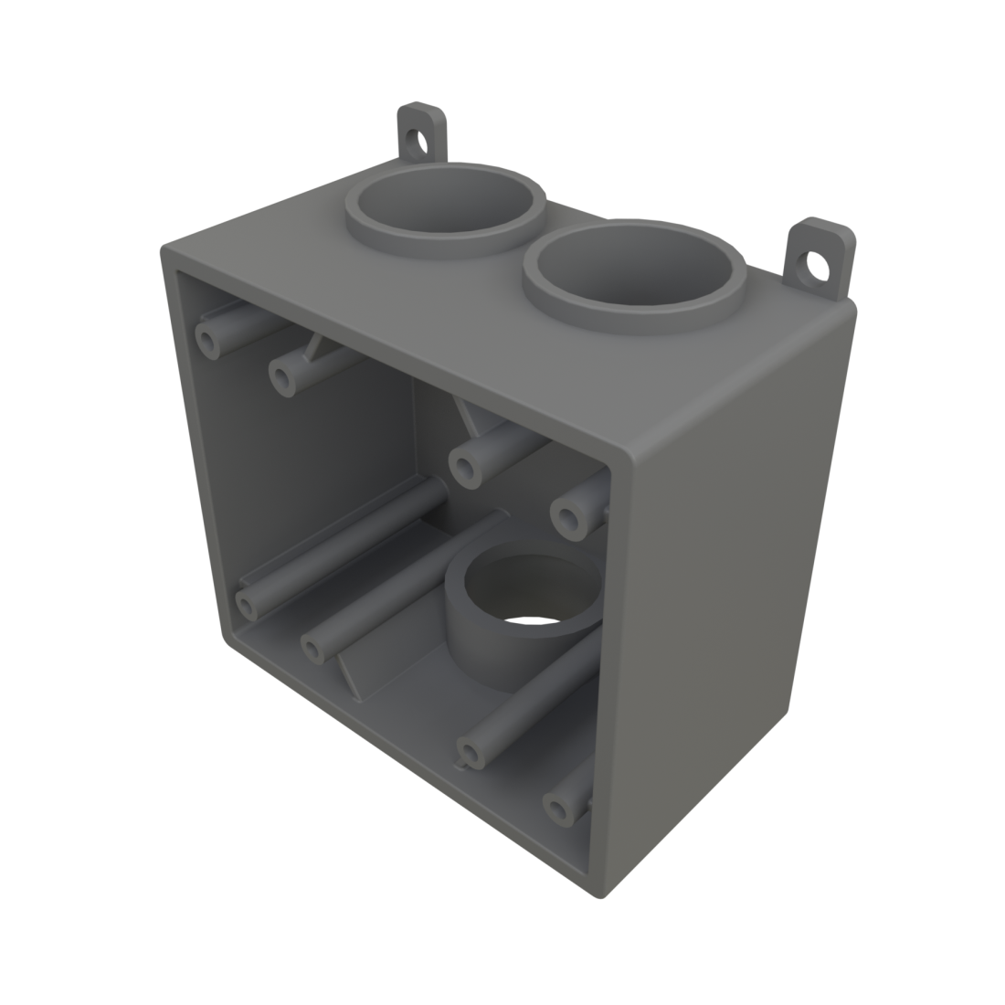 PVC Double Gang Device Boxes - FSCC