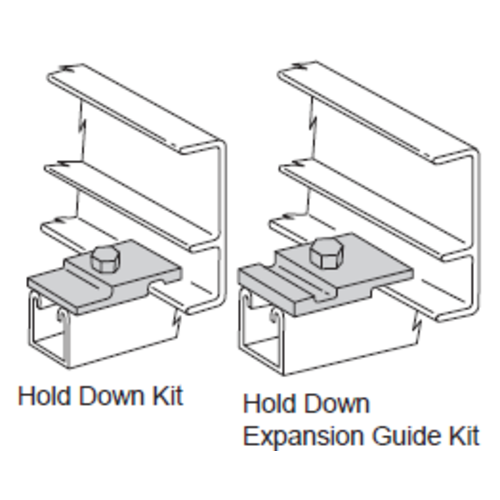 Fiberglass Cable Tray Hold Down Package