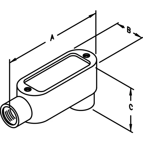 Form 5 Malleable Iron Threaded Conduit Bodies - LB