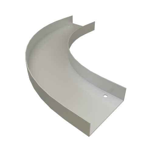 Aluminum Channel Horizontal Elbows 90° [90H]
