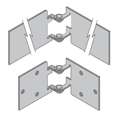 Swage Ladder & Trof Tray Horizontal Adjustable Connector [CH]