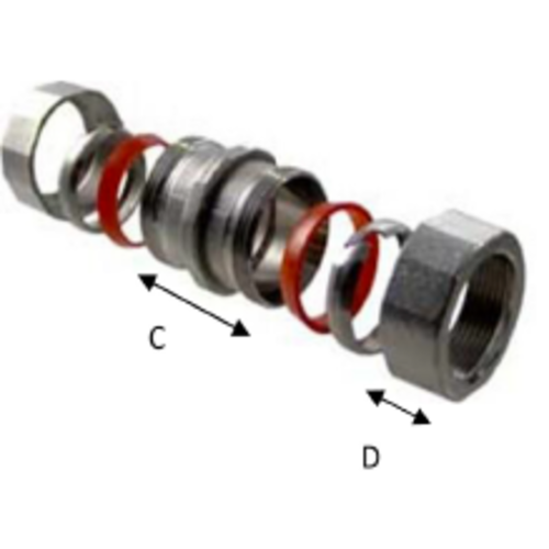 Stainless Steel EMT Compression Couplings