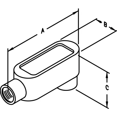 Form 7 Malleable Iron Threaded Conduit Bodies - LB