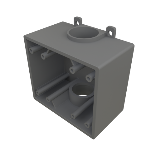 PVC Double Gang Device Boxes - FSC