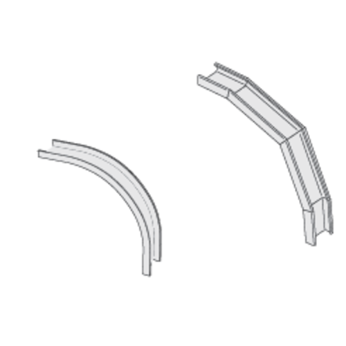 Fiberglass Channel Outside Vertical Elbow [VO]