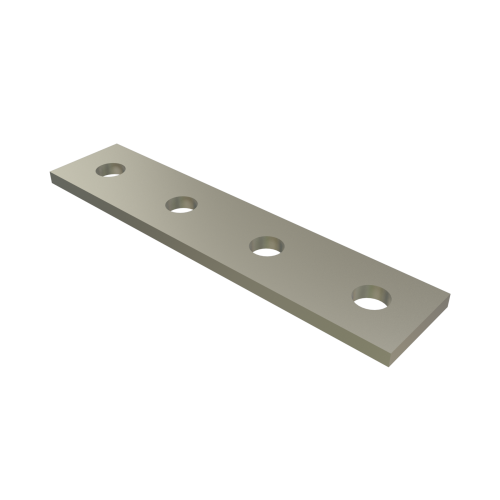 Stainless Steel 4-Hole Splice Plates