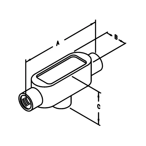 Form 7 Malleable Iron Threaded Conduit Bodies - TB