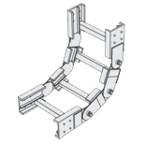 Fiberglass Cable Tray 0° thru 90° Vertical Adjustable Bends [VAB]