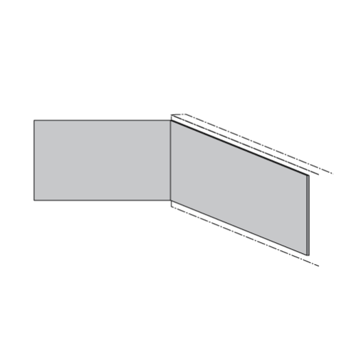 Fixed Angle Horizontal Splice Plates