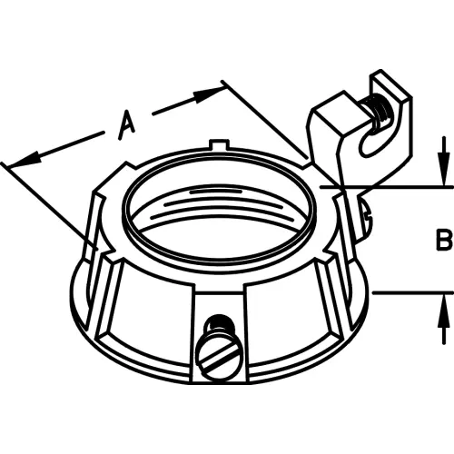 Malleable Iron Conduit Bushings with Aluminum Lug