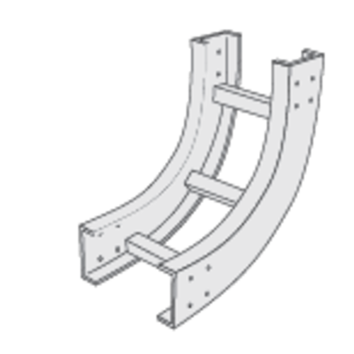 Fiberglass Cable Tray Inside Vertical Elbows 90° [9I]