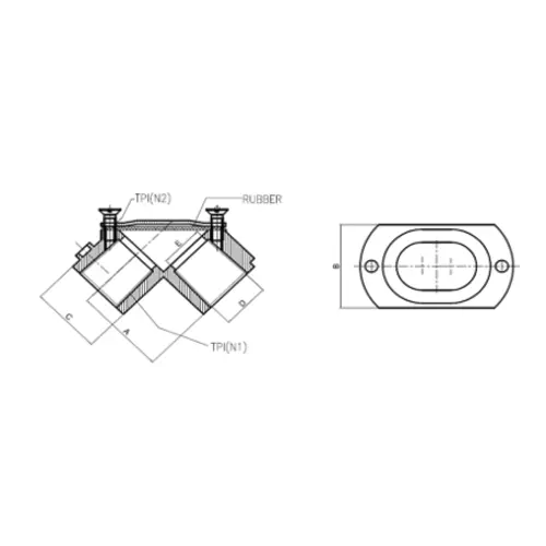 Die Cast Pull Elbows - Female to Female