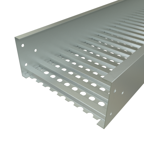 Hot-Dipped Galvanized Trof Cable Tray - Solid or Ventilated