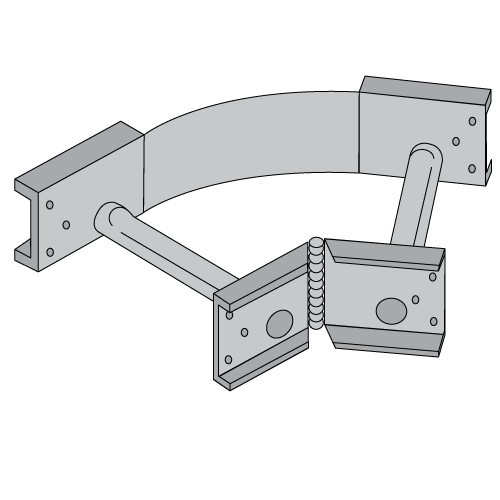 Swage Ladder Tray Adjustable Elbow [AF]