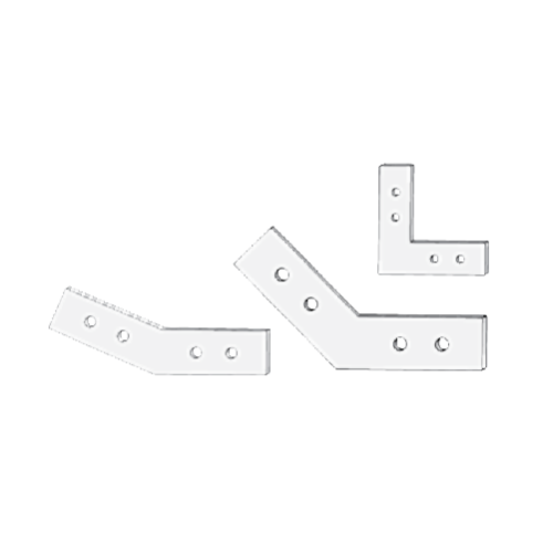 Fiberglass Channel Horizontal Elbow 45° Splice Plates [SPH]