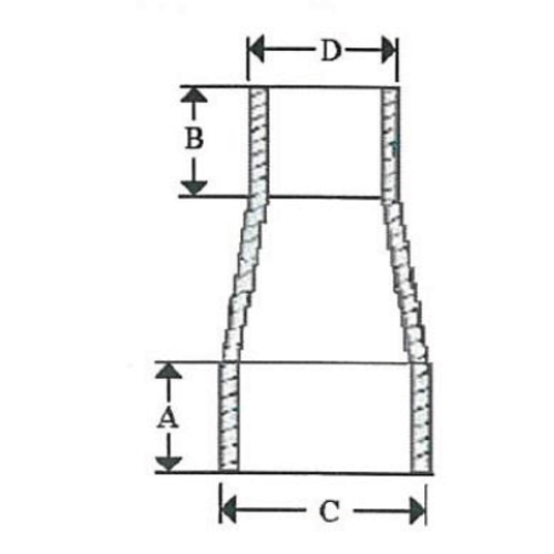 PVC Swedge Reducers - Spigot x Spigot