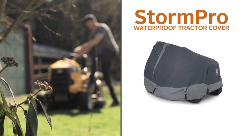 Classic Accessories Heavy-Duty Lawn Tractor Cover, Fits tractors with ...