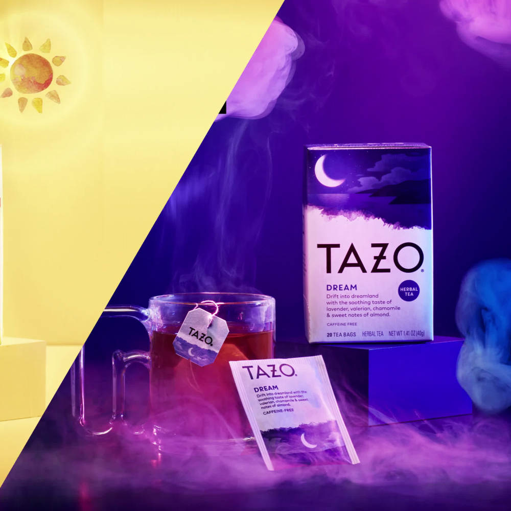 TAZO Dream Herbal Tea, Caffeine-Free, Tea Bags 20 Count - Walmart.com