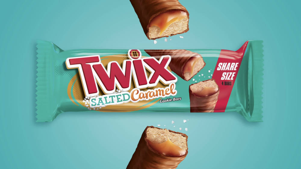 Twix Salted Caramel Chocolate Cookie Bars -2.8.oz - Walmart.com