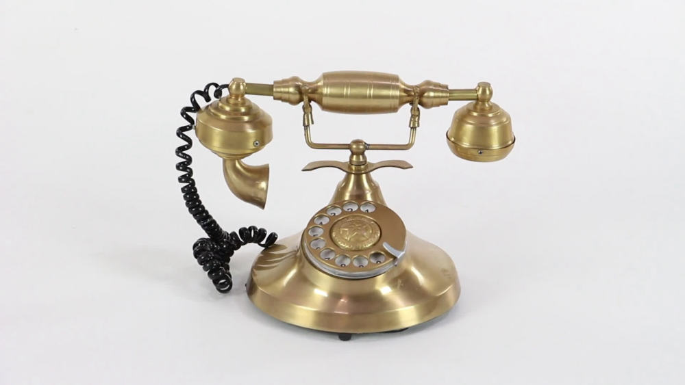 Nostalgic Brass Royal Telephone - Walmart.com
