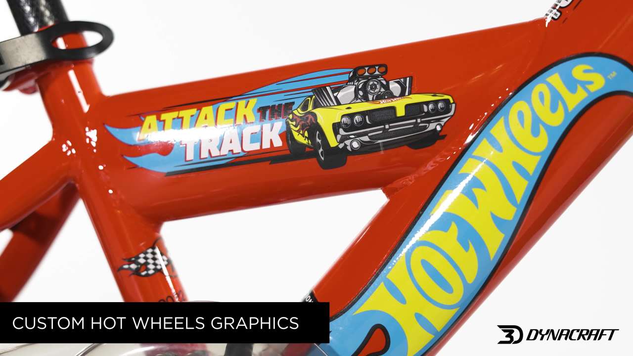 Dynacraft Hot Wheels 12-Inch Boys BMX Bike For Age 3-5 Years - Walmart.com