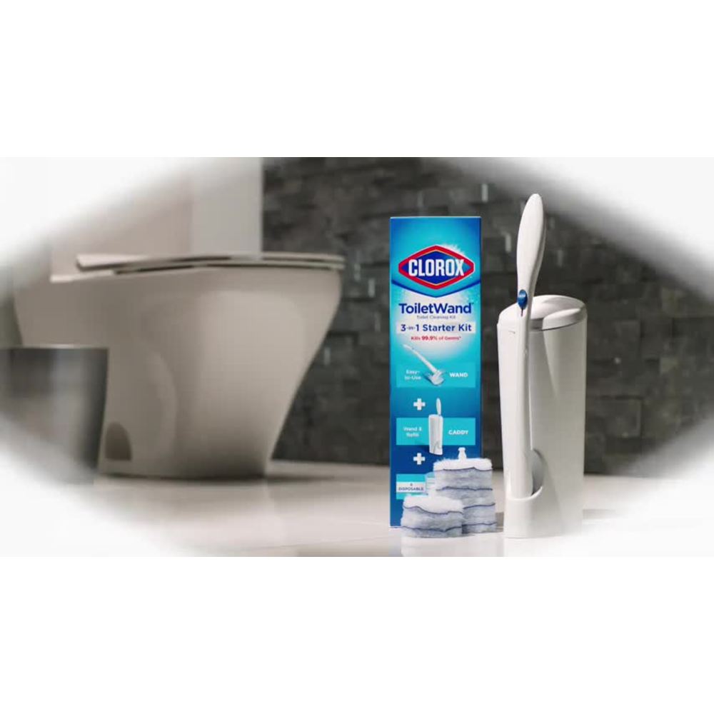 Clorox ToiletWand Disinfecting Refills, 20 Count, Disposable Wand ...