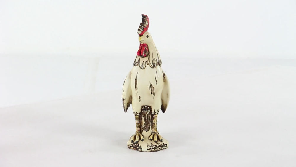 DecMode 15" Indoor Outdoor Rooster Garden Sculpture - Walmart.com