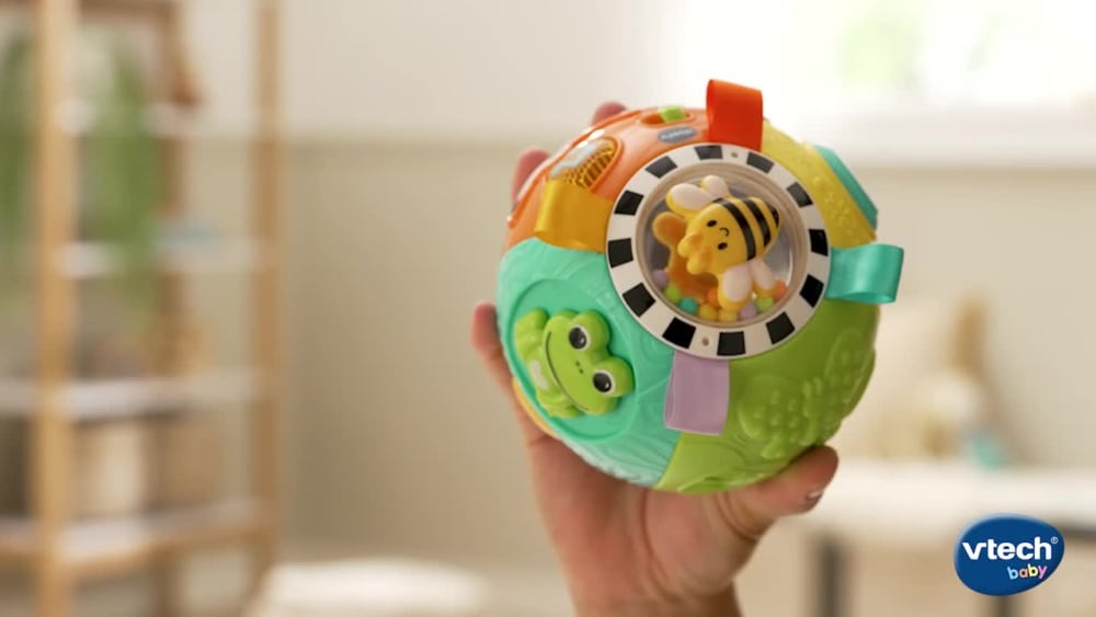 V-Tech Baby On-the-Moove Activity Ball for Crawling Sensory Touch ...